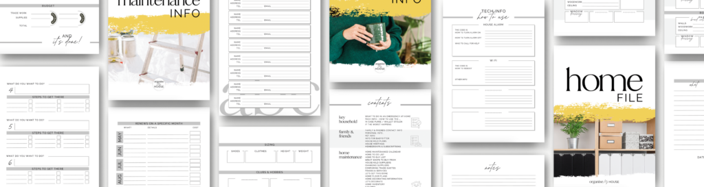 The Home File - Ultimate Home Management Binder System